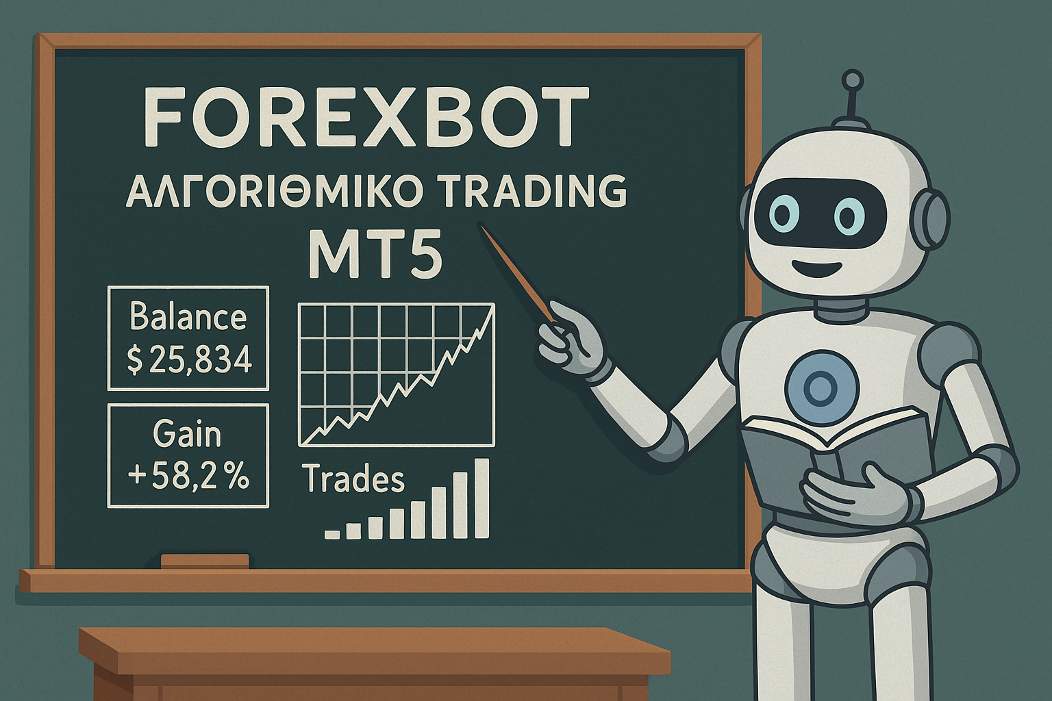 ForexBot MT5 – Αλγοριθμική Forex Στρατηγική με Live Δεδομένα & Επαλήθευση